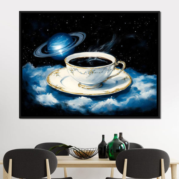 Celestial Sip in Cosmic Calm | NicheCanvas