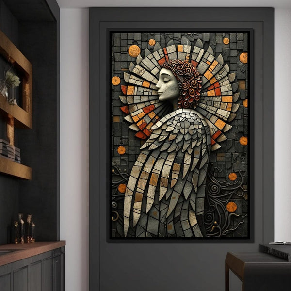 Mosaic Angel Enchantment | NicheCanvas