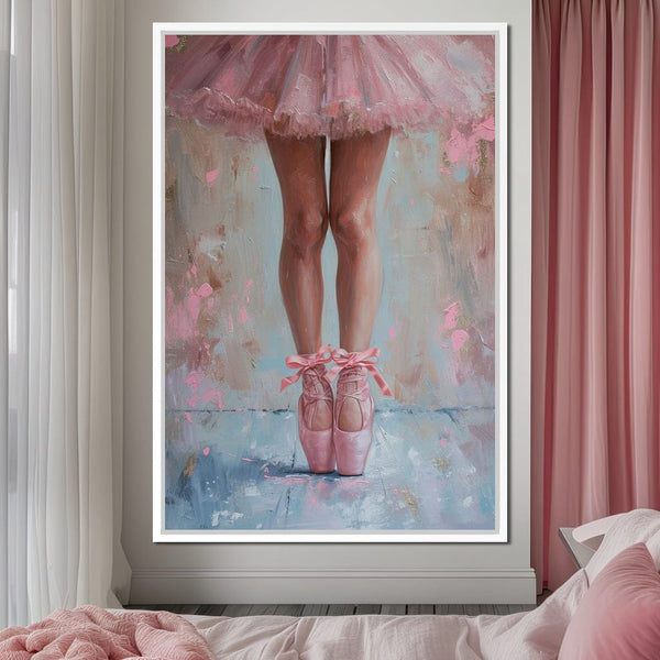 Ballet Dreamscape in Rose Tones | NicheCanvas