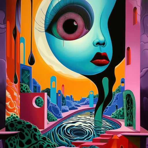 Psychedelic Wall Art - Niche Canvas - Psychedelic Art - Psychedelic ...