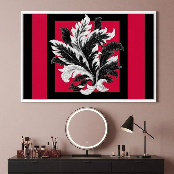 Baroque Leaf Flourish Fusion | NicheCanvas