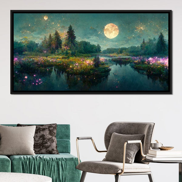 Glittering Lake | NicheCanvas