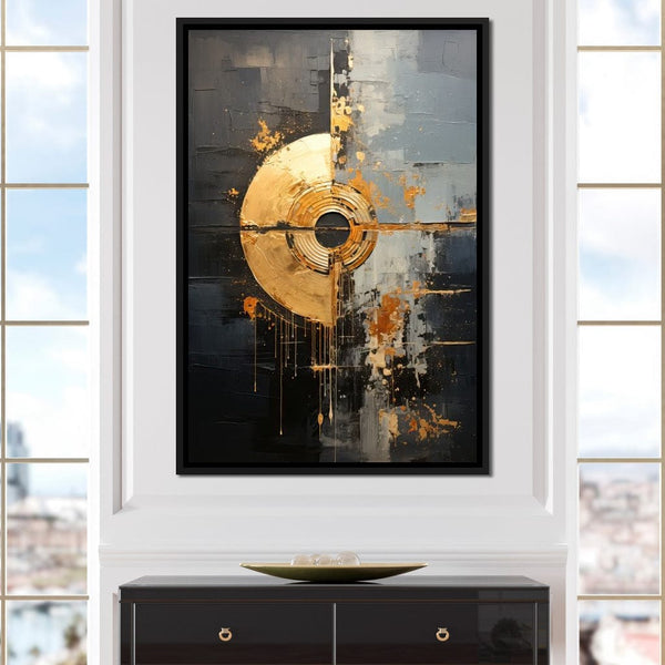 Eclipse in Golden Splendor - Tanni Cylon | NicheCanvas