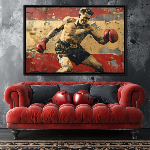 Vintage Boxing Legend | NicheCanvas