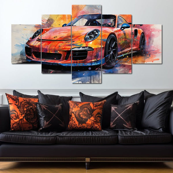 Car Collection 02 - Rider Art | NicheCanvas