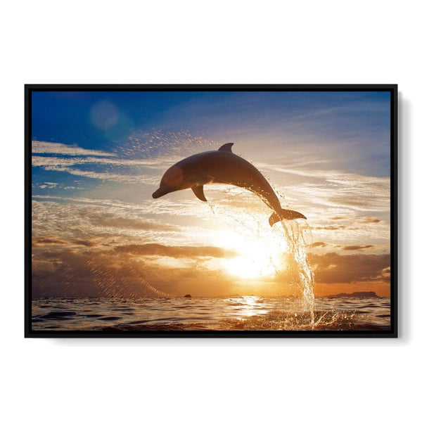 Leaping Dolphin | NicheCanvas